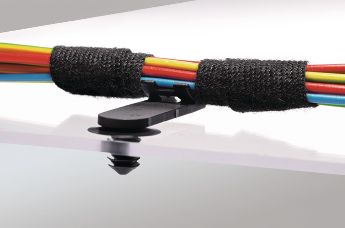 Cable clip solutions: adhesive and screw-in options