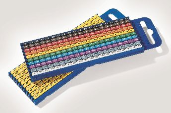 Cable labels, wire labels for industrial identification