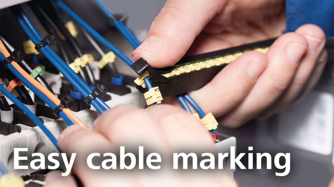 Cable identification in panel building