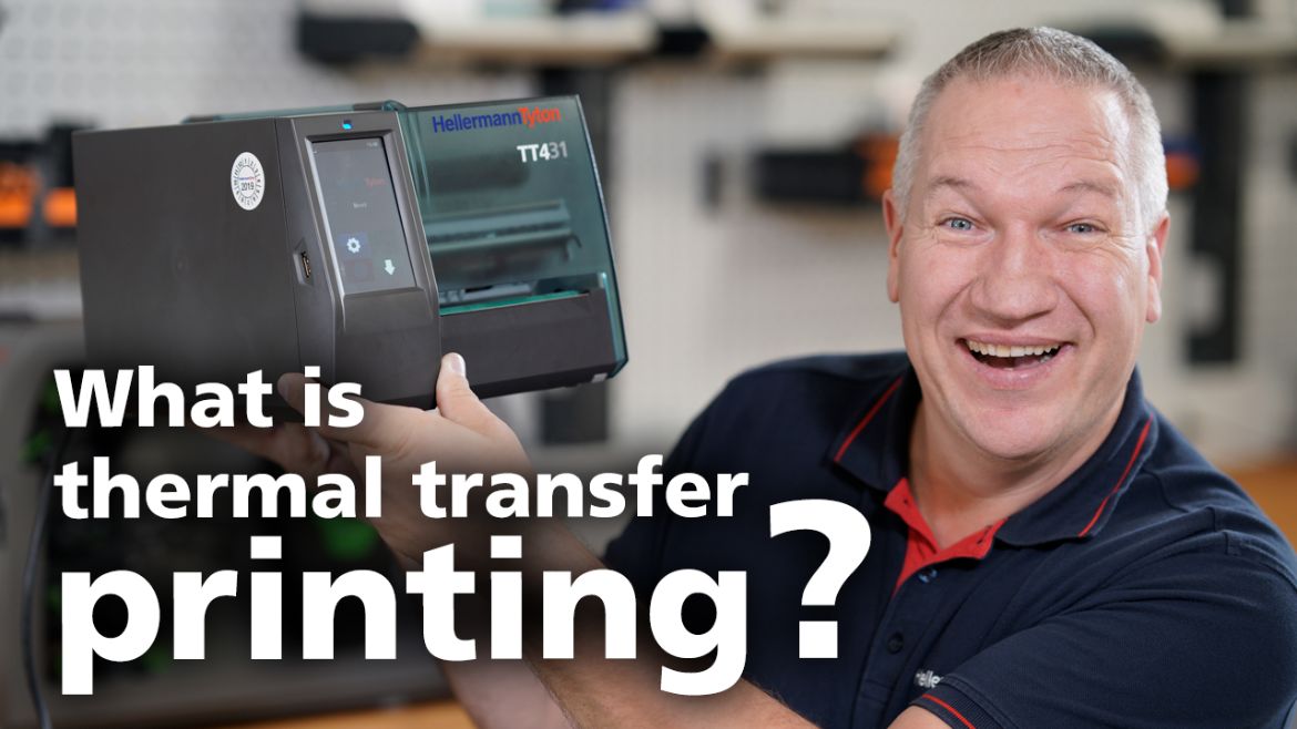 Thermal transfer printer for industrial-grade