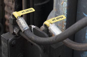 Cable tags, wire tags: continuous and ladder-style