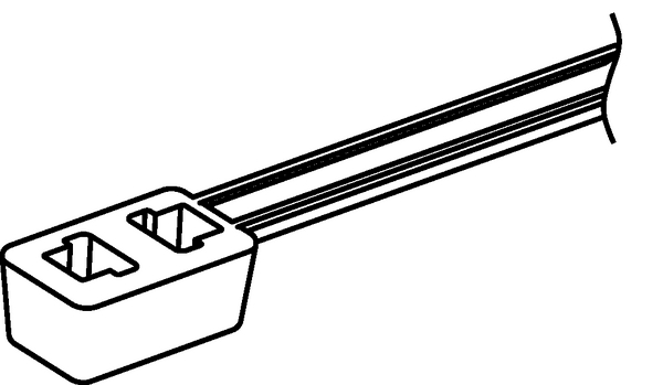 Cable ties for parallel routing T50IDH (117-05350)
